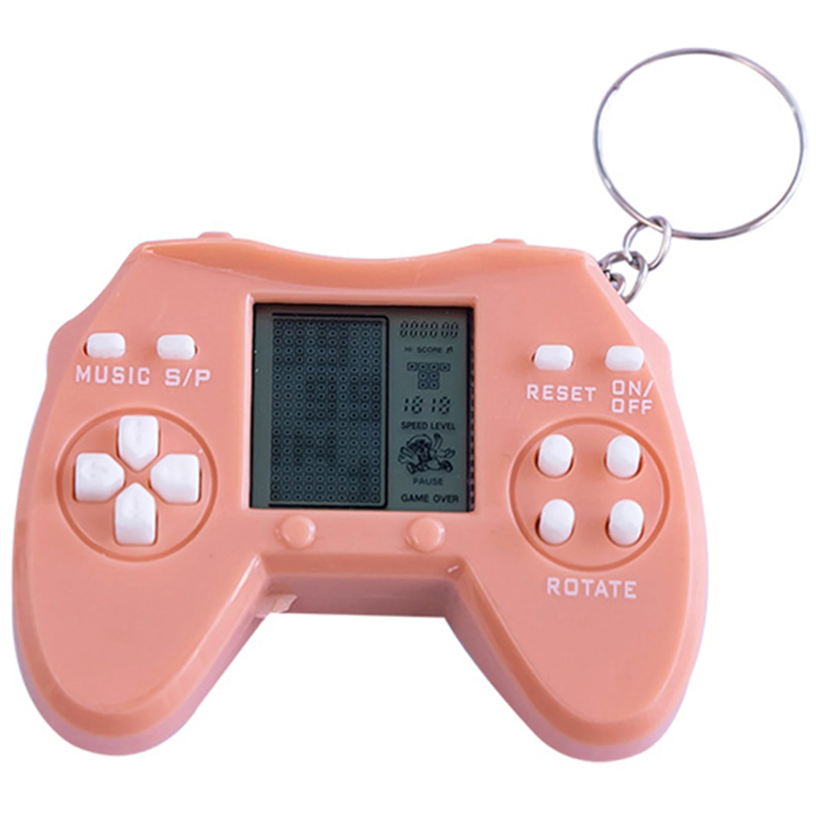Mini Retro Handheld Game Console With Key Ring Portable Compact Game ...