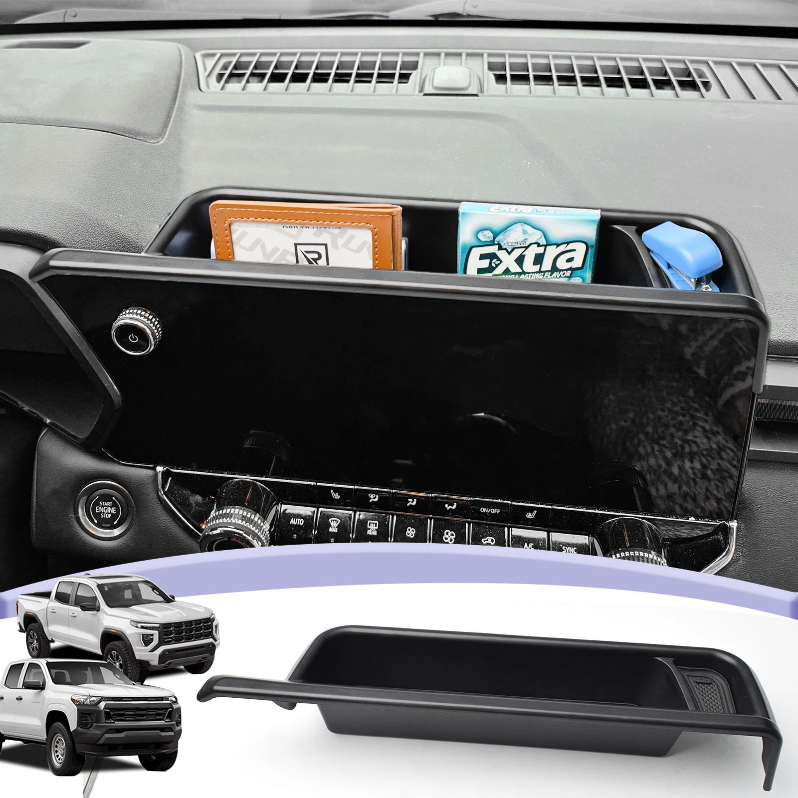 Dashboard Storage Box Tray For Chevrolet Colorado & GMC Canyon 2023 ...