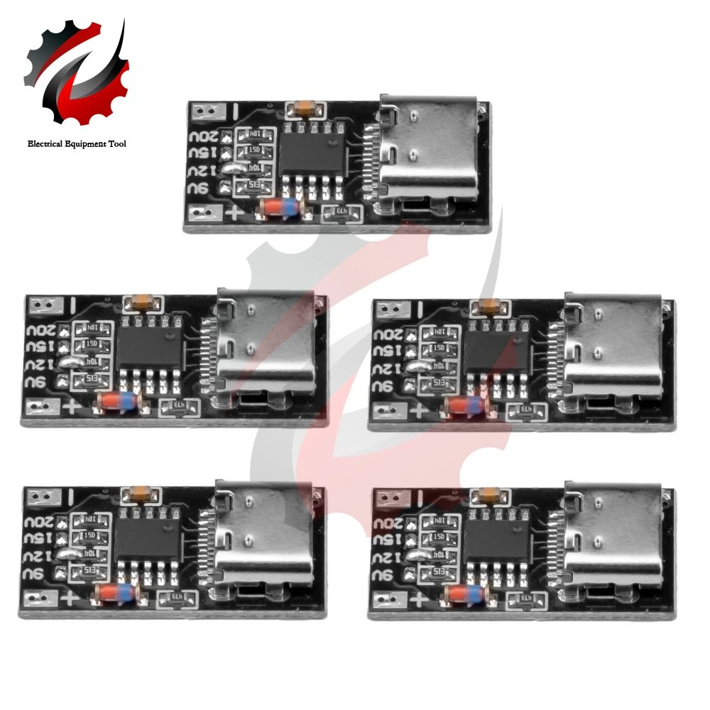 3PCS 5PCS USB-C PD Trigger Board Module PD/QC Decoy Board Fast Charging ...