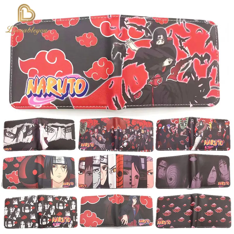 Anime-Naruto-Akatsuki-Wallet-Cartoons-Uchiha-Itachi-Figures-Cosplay-Men ...