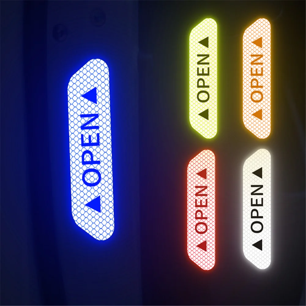 Car-Door-Stickers-OPEN-Reflective-for-Peugeot-RCZ-206-207-208-301-307 ...