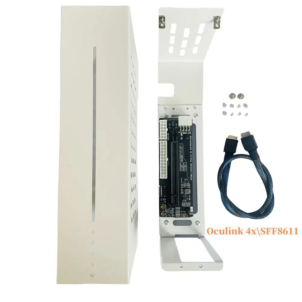 Laptop-eGPU-Oculink-M-2-NVMe-Placa-gr-fica-externa-caixa-de-metal-PCIE ...