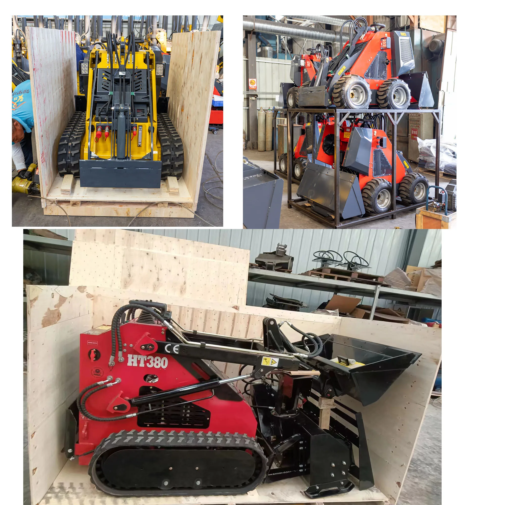 Good-quality-Chinese-Track-Mini-Skid-Steer-Loader-For-Sale-Mini-Front ...