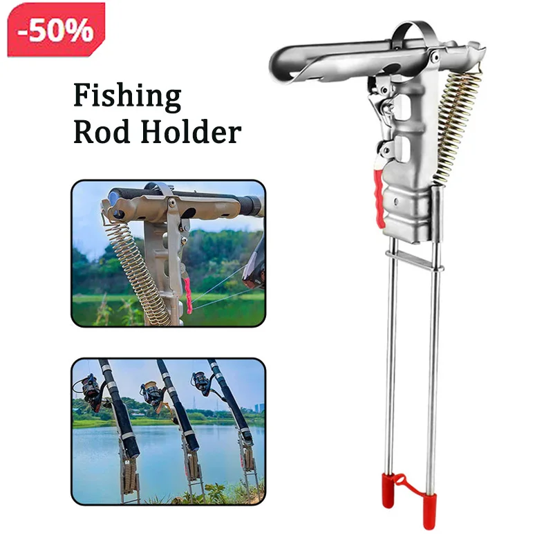 Automatic-Fishing-Bracket-Sea-Pole-Throwing-Rod-To-Insert-Spring ...