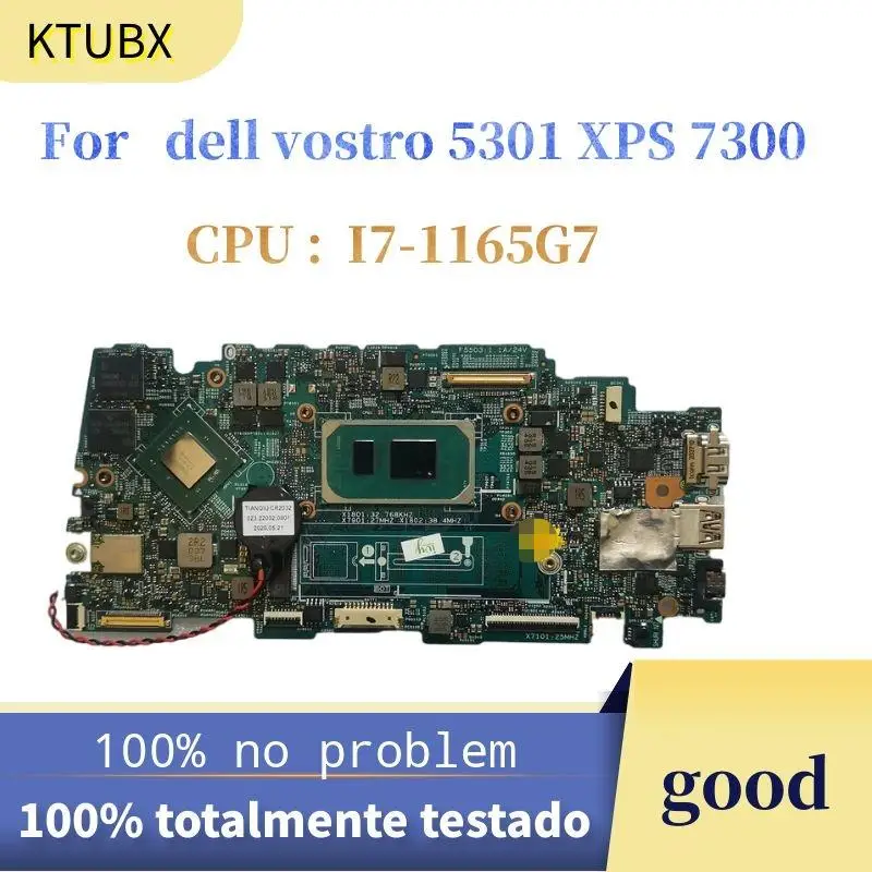 474F2-For-dell-vostro-5301-XPS-7300-Laptop-Motherboard-CPU-I7-1165G7 ...