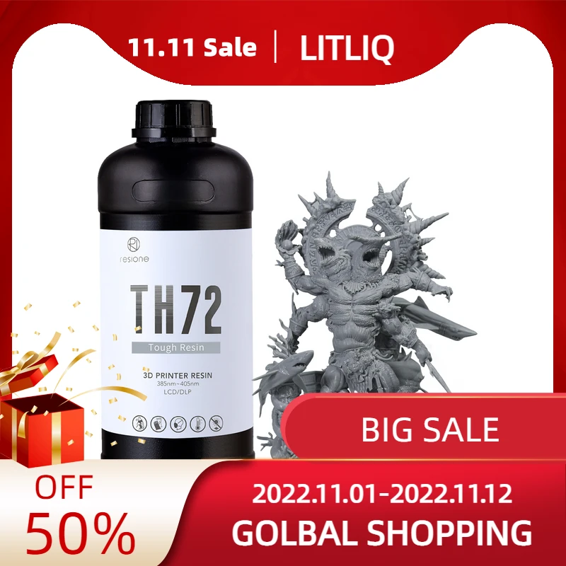RESIONE TH72 1KG 3D Resin Long lasting Tough 3d Printer Resin For ...