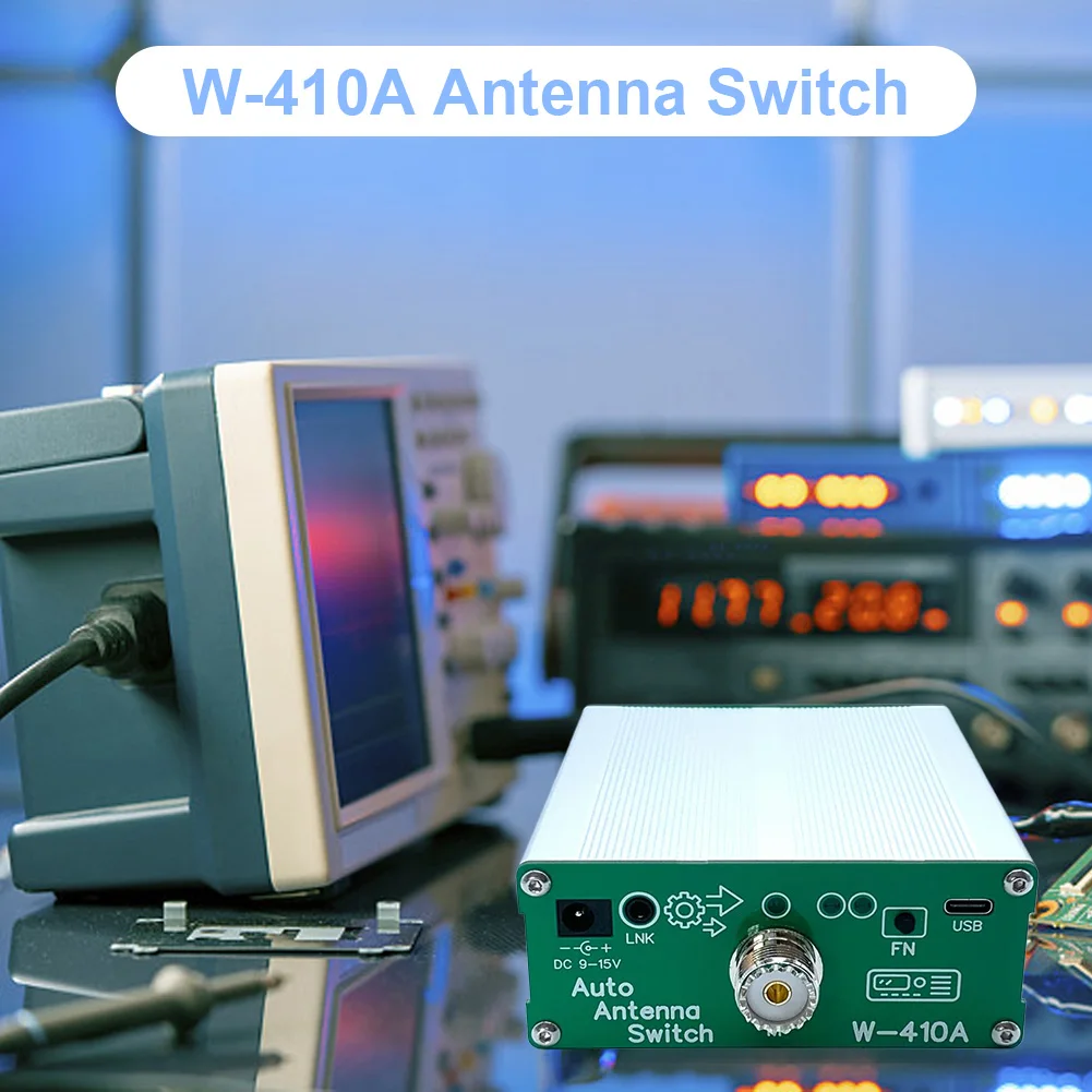 W-410A-200W-Antenna-Switcher-DC-60MHz-Portable-Antenna-Switcher-Auto ...