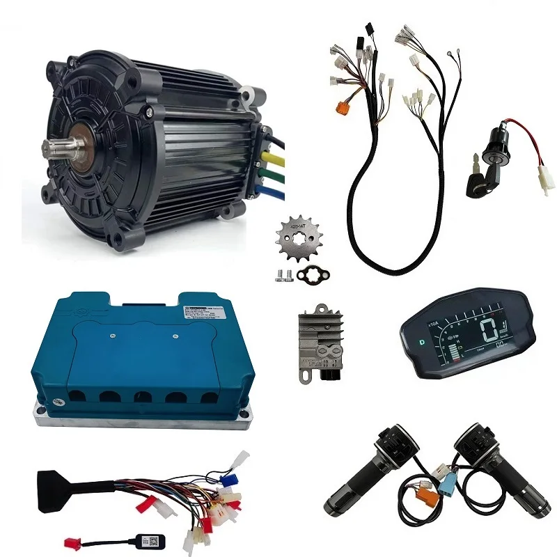 QS-MOTOR-8000W-Mid-Drive-Power-train-Complete-Conversion-Kits-For ...