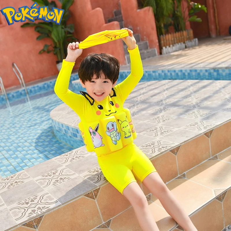 Anime-Pokemon-Swimsuit-Cute-Pikachu-Buoyancy-One-Piece-Swimsuit-Unisex ...