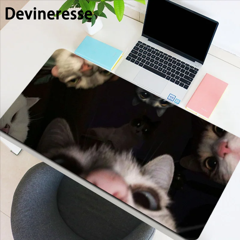 Non-Slip-Cute-Cats-Desk-Mat-for-Gaming-Office-E-Sports-Large-Keyboard ...