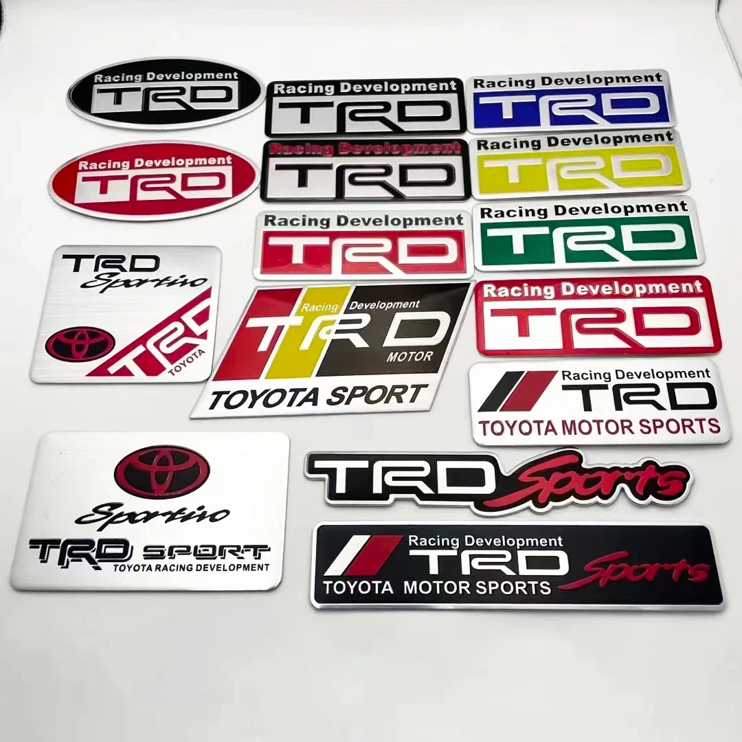 3D-Aluminum-Car-Stickers-Emblem-for-Toyota-TRD-Corolla-Yaris-Rav4 ...