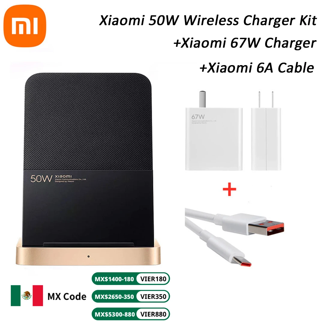Xiaomi-50W-Wireless-Charger-Vertical-Air-Cooling-With-67W-Charger-6A ...