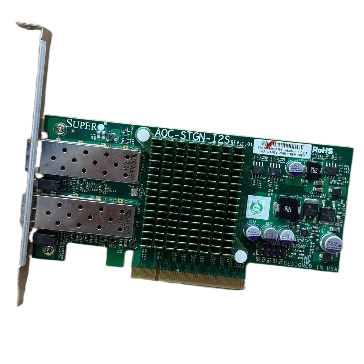 ALMOST-NEW-Supermicro-AOC-STGN-i2S-Dual-10GbE-SFP-Intel-82599-X520-DA2 ...
