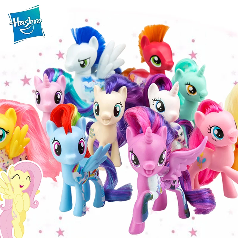 Original Hasbro Anime Figure My Little Pony Mini Figuras Girls Toys ...