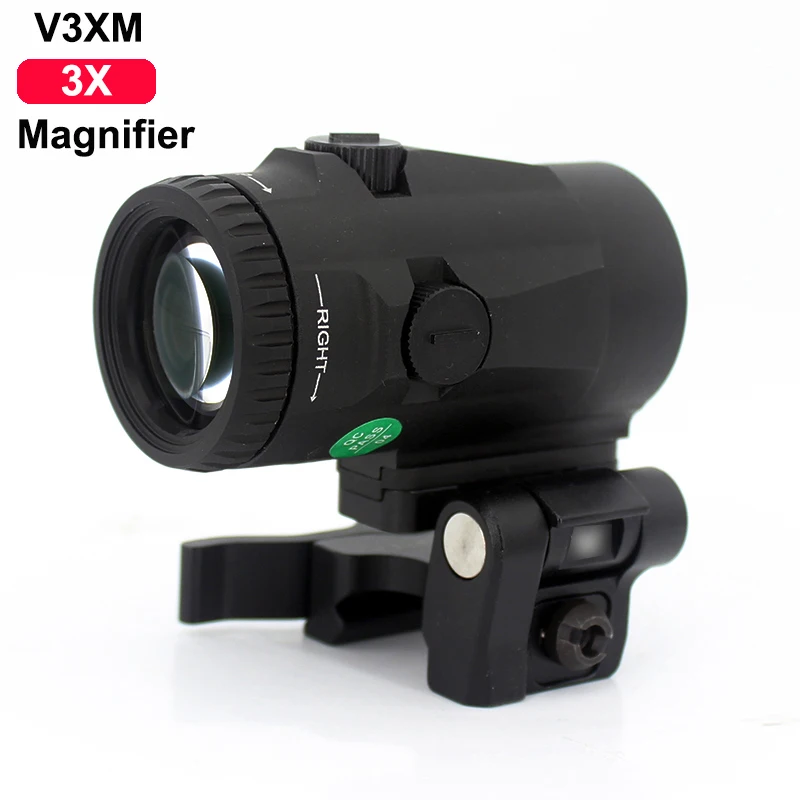 Tactical-Optics-V3XM-3x22mm-3X-Magnifier-With-Red-Dot-Sight-Scopes ...