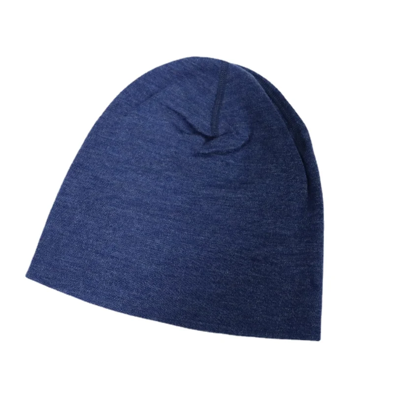 Unisex-100-Merino-Wool-Beanie-Hat-Merino-Wool-2-Layer-Ridge-Beanie-Cap ...