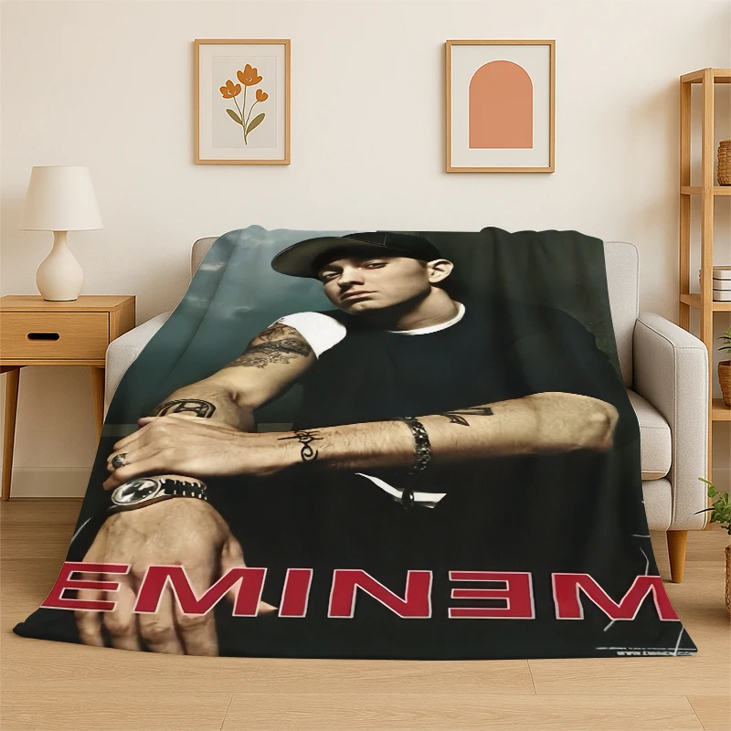 Rapper Eminem Tupac 5pac Hip Hop Rap God Flannel Blanket Soft Warm ...