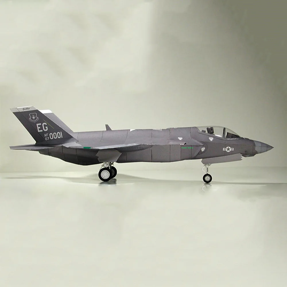 1:33 US F-35 II Lightning Fighter Paper Model Aircraft Model Handmade ...