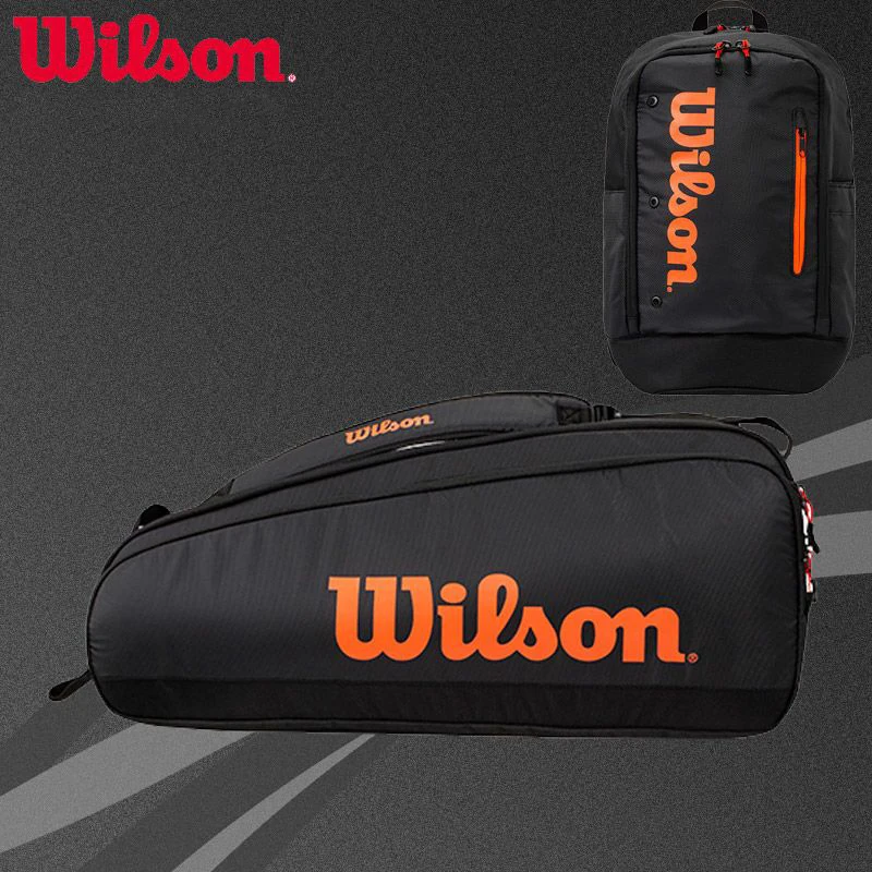 Wilson-Roger-Federer-Tennis-Bag-Black-Pro-Staff-Super-Tour-Team-Tennis ...