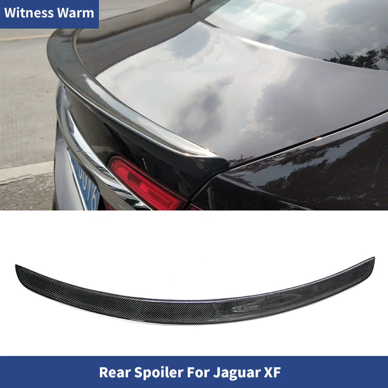 High Quality Real Carbon Fiber Rear Trunk Spoiler Lip Wing for Jaguar ...