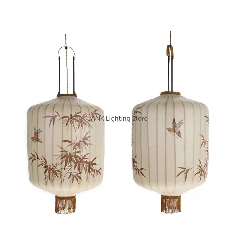 Chinese-Style-Japanese-Fabric-Lantern-Pendent-Lamp-Restaurant-Hotel ...