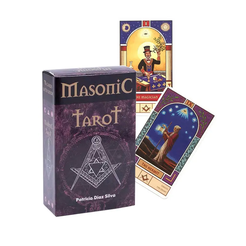 Hot sales Masonic Tarot Oracle Tarot Card Fate Divination Prophecy Card ...