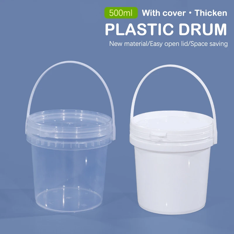 Balde-espessado-de-pl-stico-com-tampa-Takeaway-Bucket-Food-Grade ...