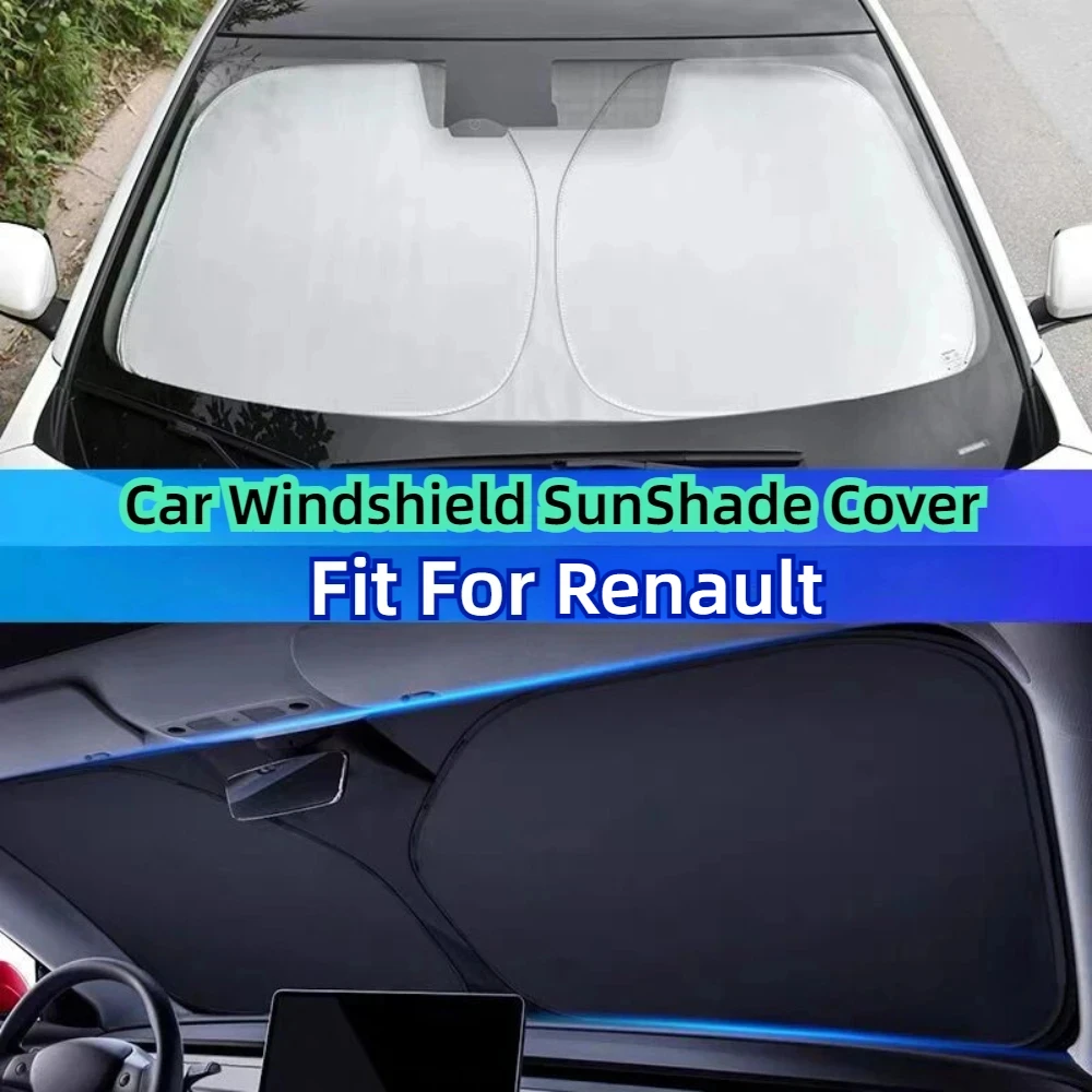 Car Windshield SunShade Cover Fit For Renault Koleos Captur Megane Clio ...