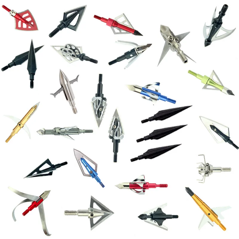 12pcs-Archery-Arrowheads-Arrow-Tips-Broadheads-Hunting-Arrow-Heads-For ...