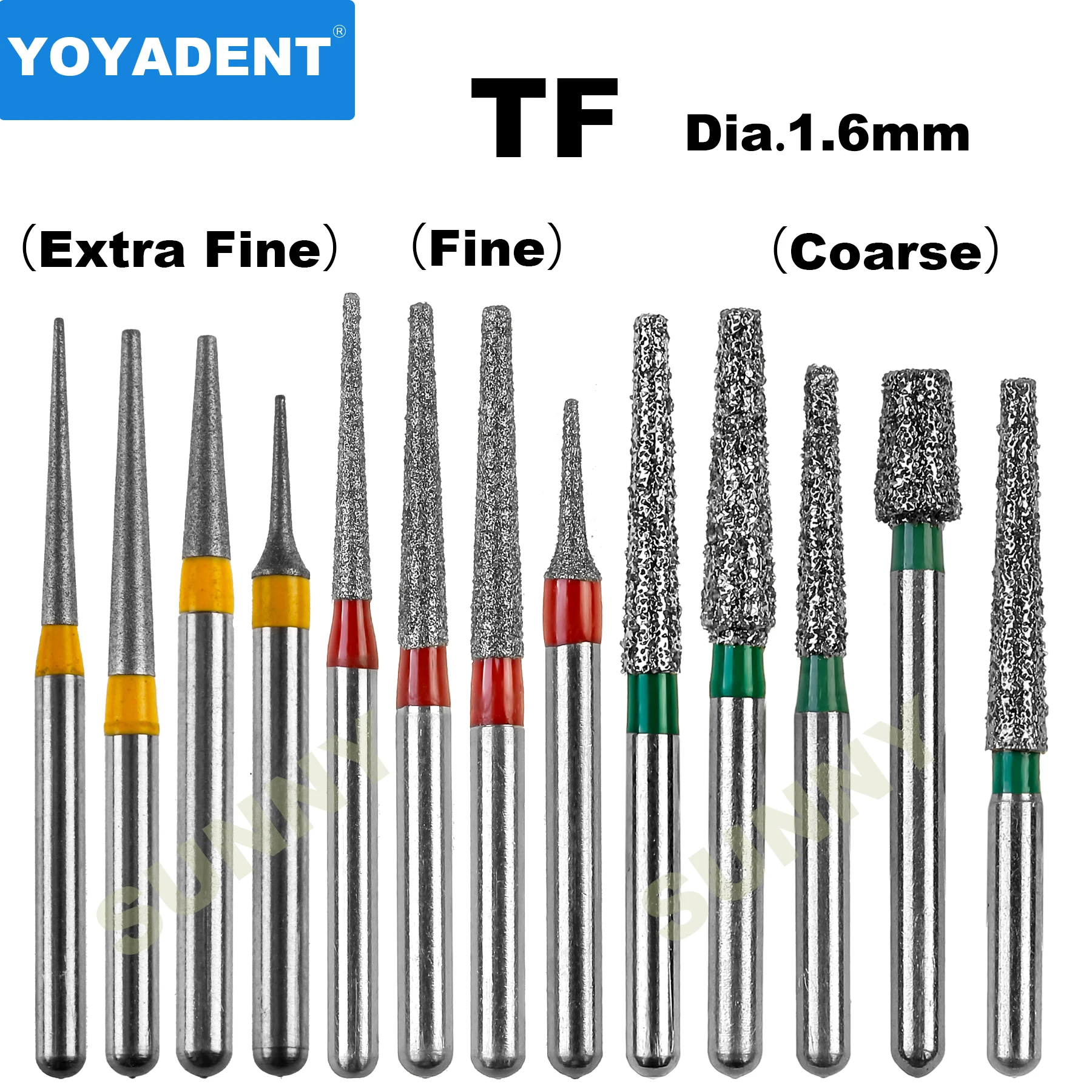 TF-Type-Dental-Diamond-Burs-Dentistry-Strawberries-Dental-Burs-for-High ...
