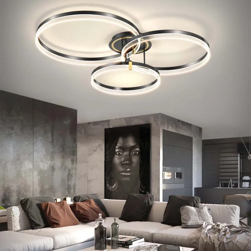 Modern Round LED Ceiling Lamp Chandelier For Bedroom Dining Room ...