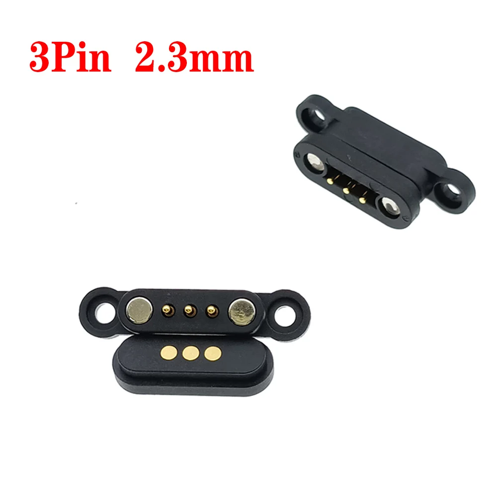 3pin-Spring-Loaded-Magnetic-Pogo-Pin-Connector-3-Positions-Magnets ...