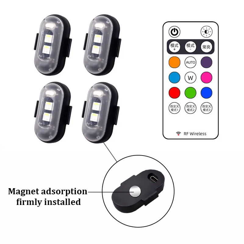 Magnetic-Remote-RGB-Mini-Pocket-Aircraft-LED-Strobe-Light-Motorcycle ...