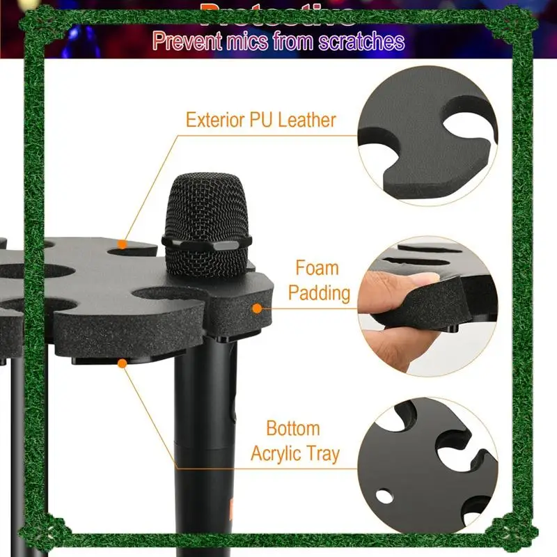 24-Hour Delivery Microphone Holder For Mic Handheld Microphone Storage ...