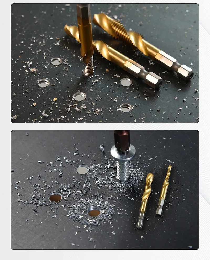 FILIERE - BUSE DE FILAGE - TARAUD,Y-4-M4--Nouveau titane taraud foret ...