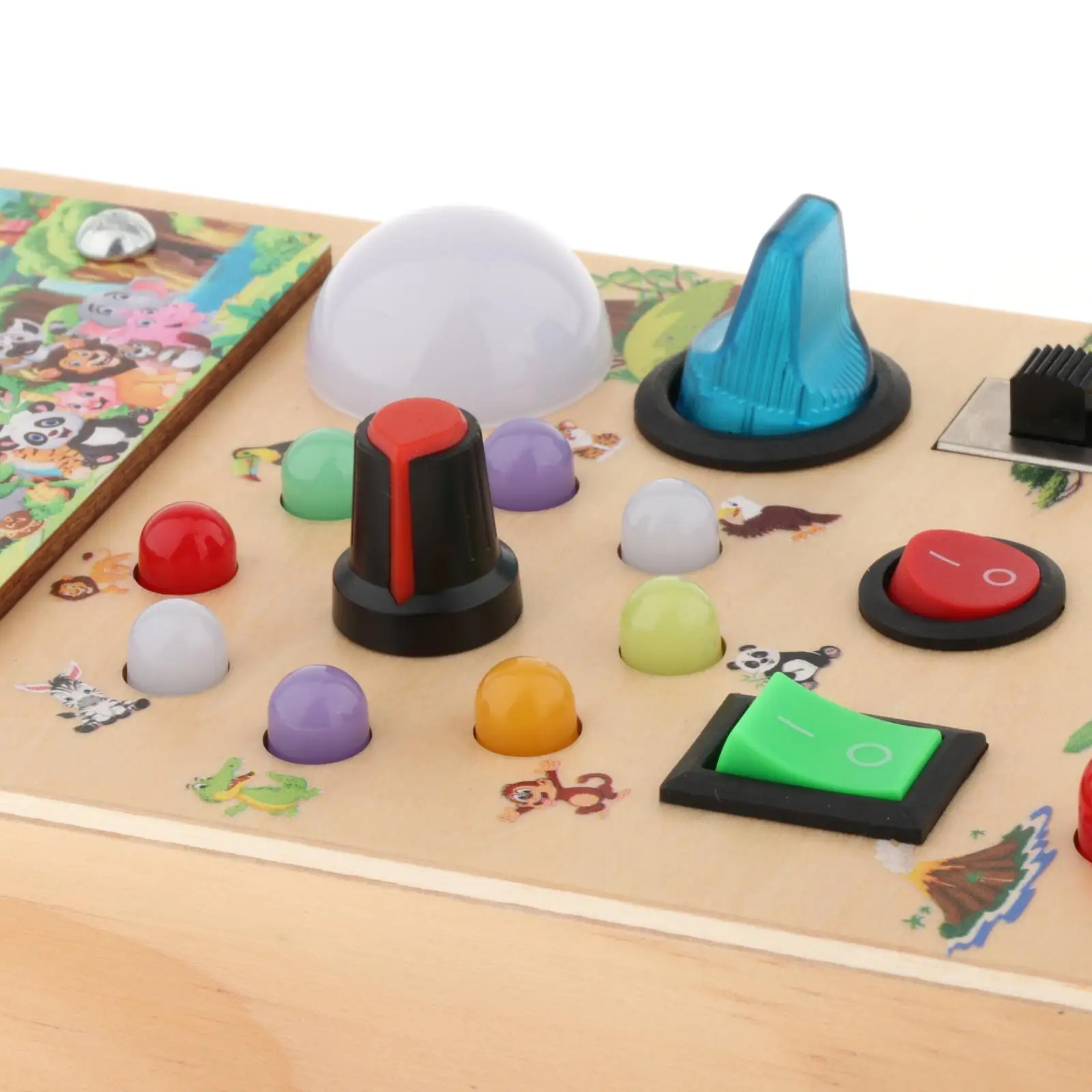 Switches Busy Board Sensory Board Cartoon Activity Board Fine Motor ...