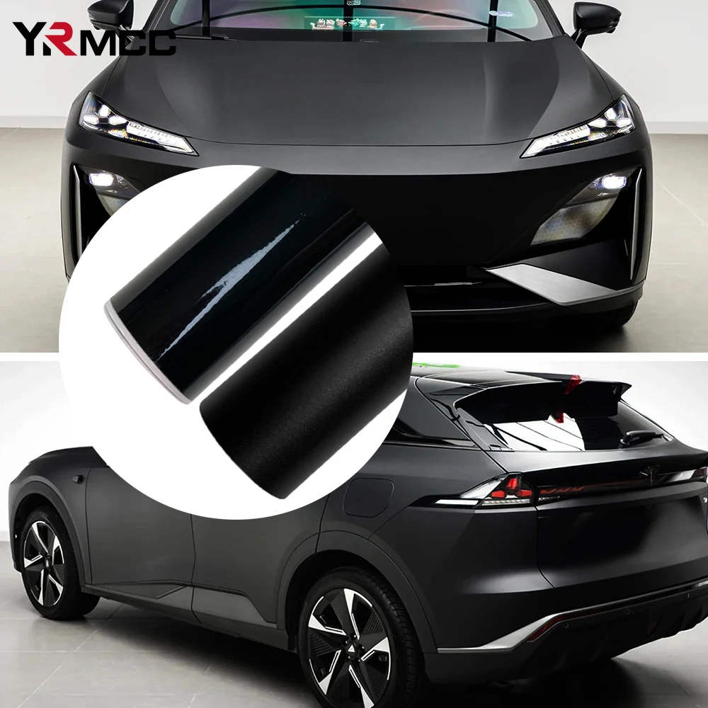 Car Vinyl Wrap Matte Glossy Black Air Bubble Free for Car Exterior Body ...