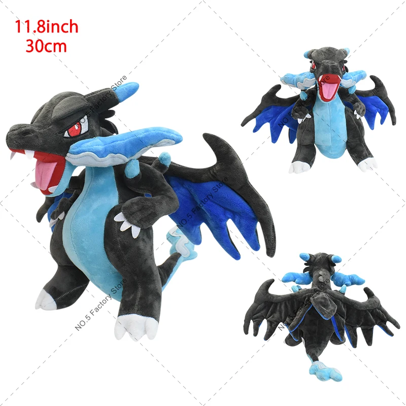 18 Styles Shiny Charizard Plush Toys Pokemon Mega Evolution X & Y ...