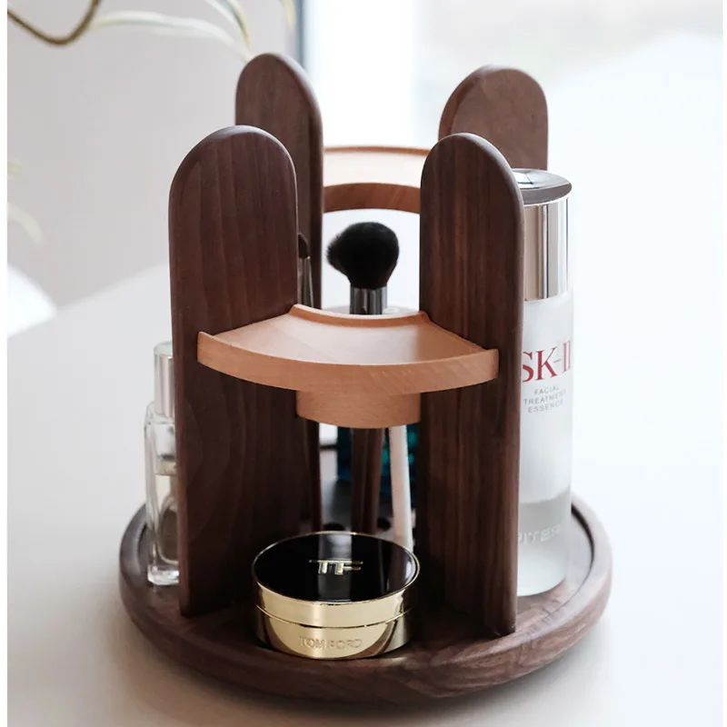 Fashion-Storage-Makeup-Desktop-Rotation-Brush-Stand-High-and-Low ...