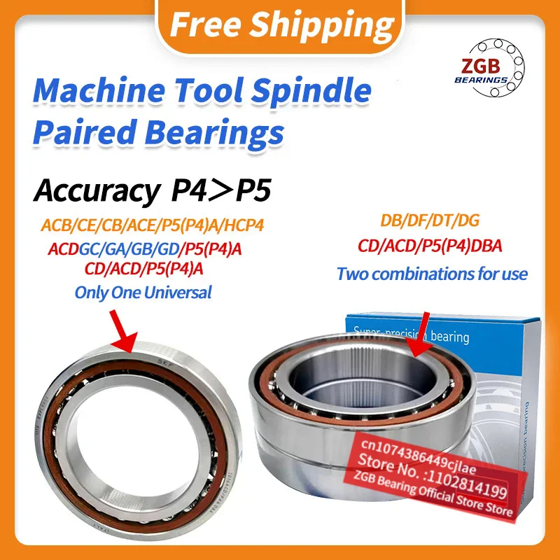 Sweden-SKF-Machine-Tool-Spindle-Paired-Bearings-7217-7218-7219-7220-CD ...