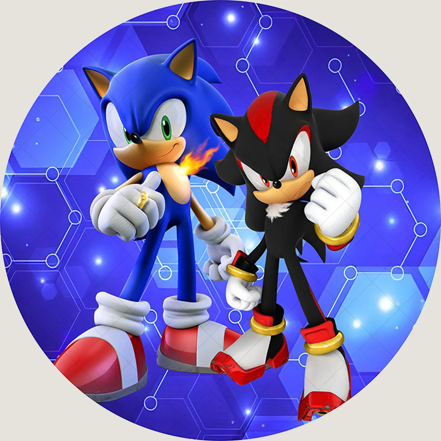 Fondo de fotografía con forma de círculo para decoración de baby shower ...