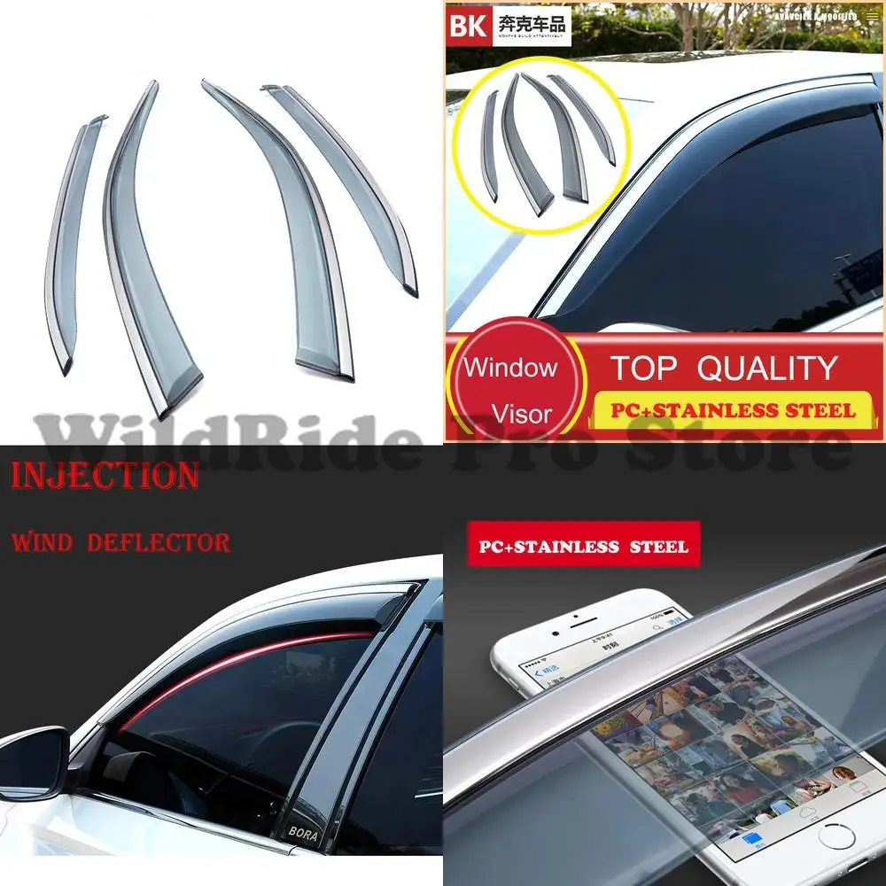 1 set car parts wind deflector weather shield for OPEL GRANDLAND X 2018 ...