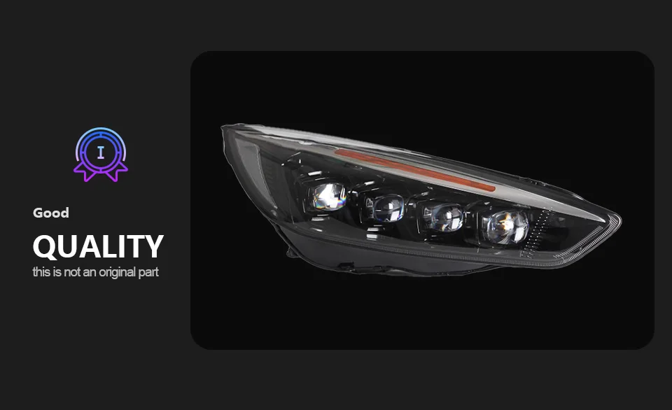 Ford Focus Headlights 2015-2017 New Focus Led Headlight Dynamic Signal ...