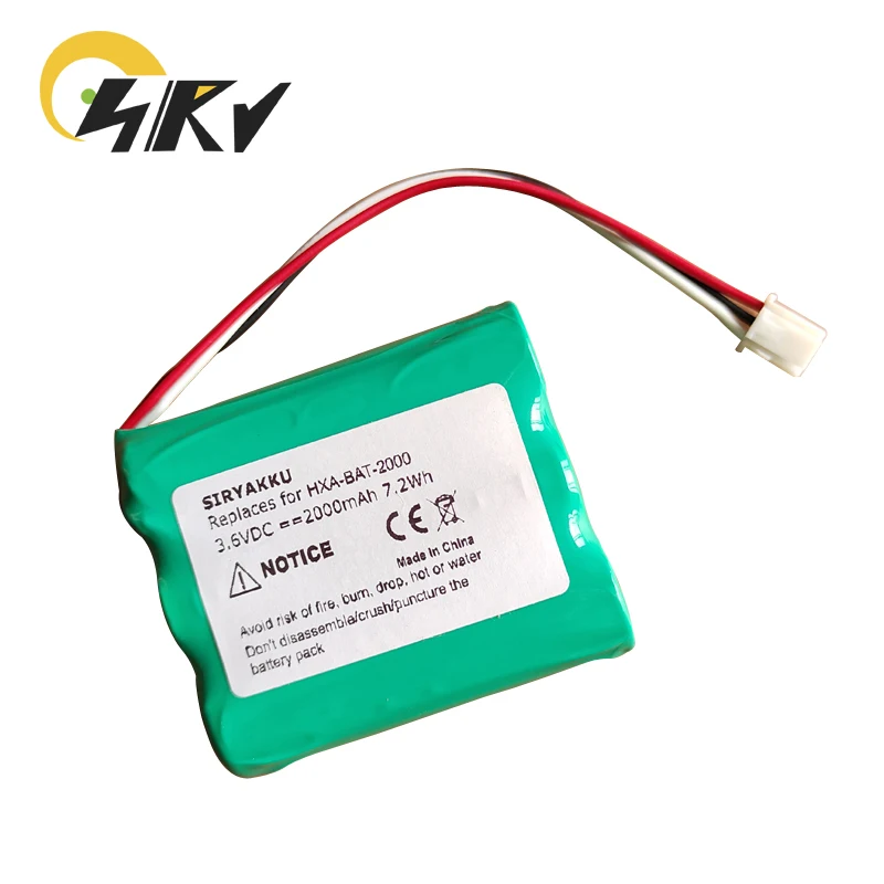 3.6v 2000mah Rechargeable Ni-mh Battery For Omron Blood Pressure ...