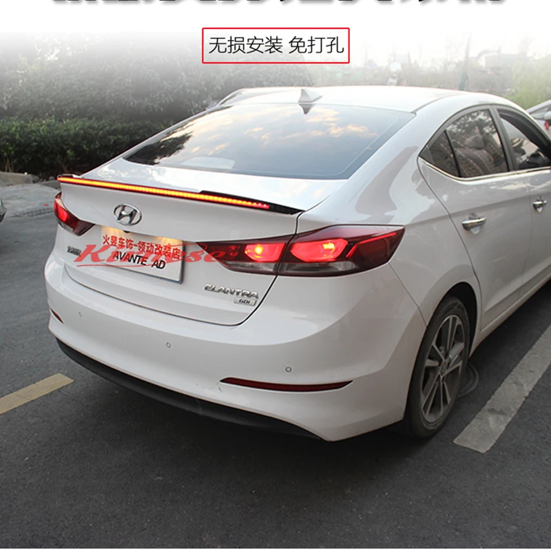 For-Hyundai-Elantra-spoiler-2017-2018-2019-High-Quality-ABS-spoiler-Car ...