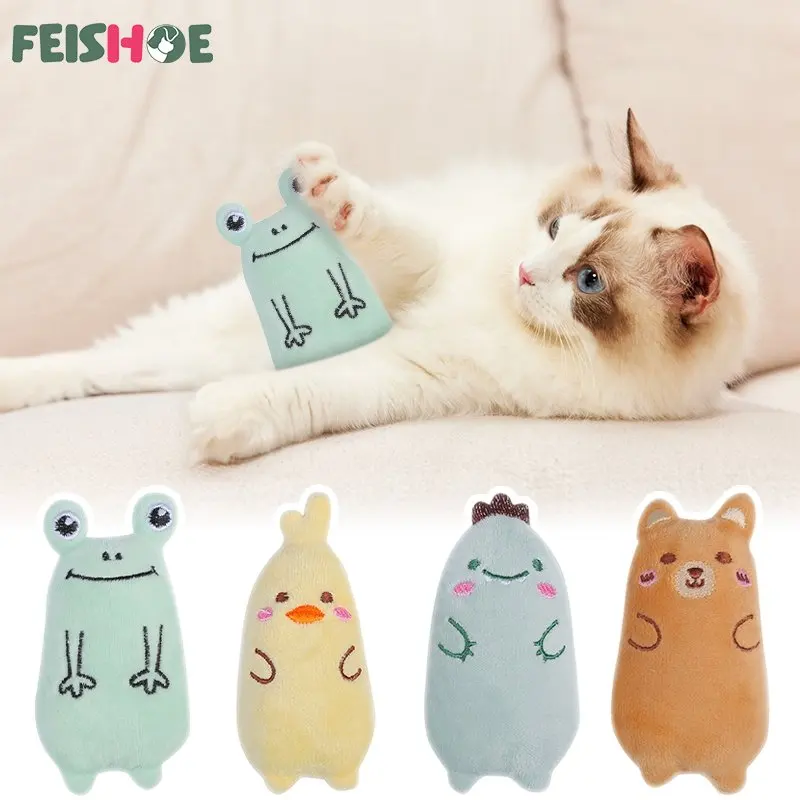 Cute-Cat-Grinding-Catnip-Toys-Funny-Training-Plush-Thumb-Pillow-Cat ...