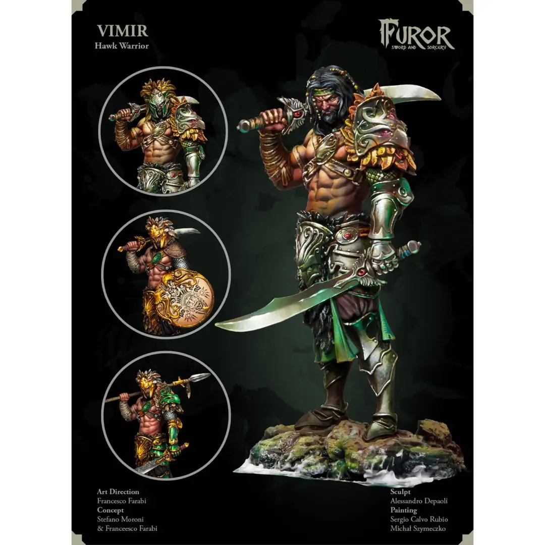 1-24-Scale-Die-cast-Resin-Figure-Model-Assembling-Kit-Magic-Figure ...