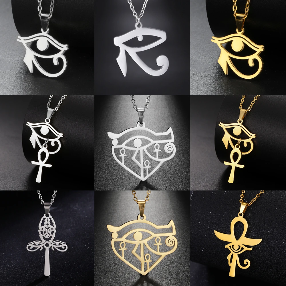 LIKGREAT-collar-de-protecci-n-de-Cruz-de-ojo-egipcio-de-Horus-Ankh-para ...