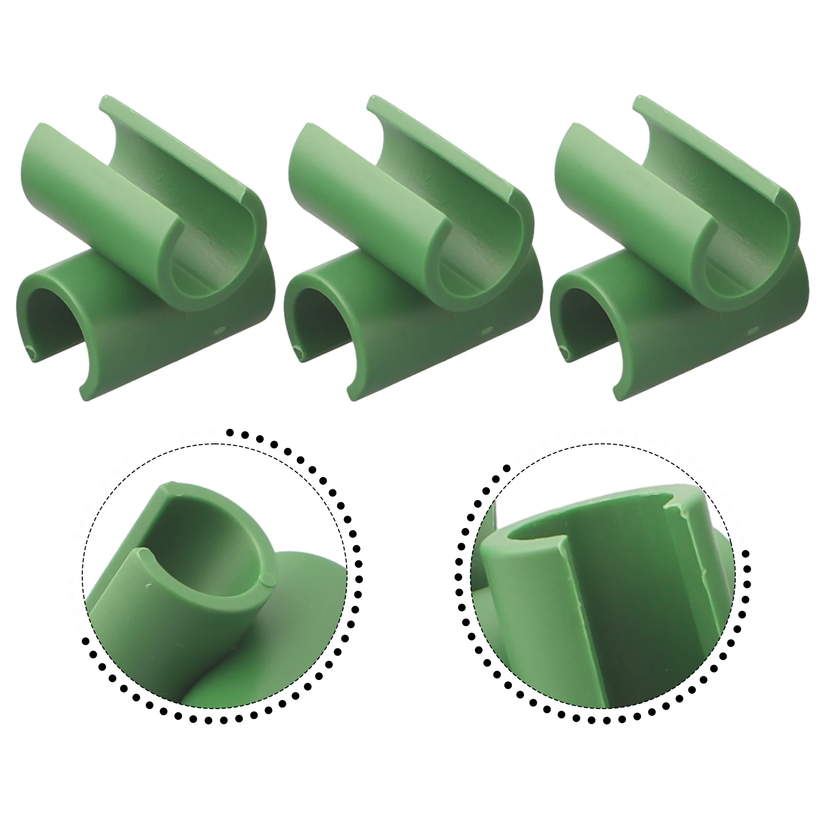 50pcs Plastic Plant Trellis Connector Clip Garden Vegetable Frame Rod ...