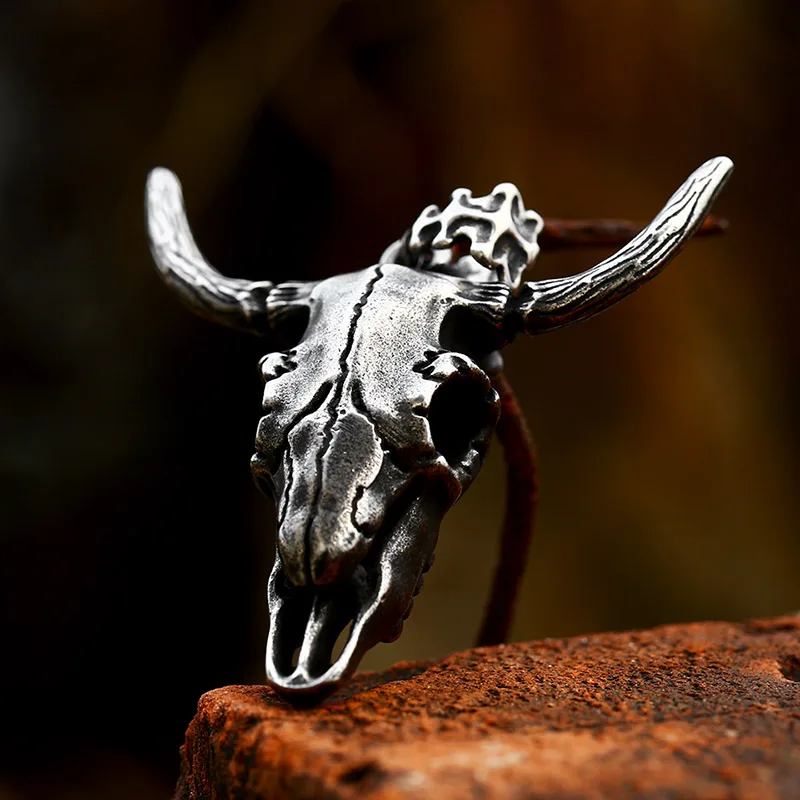 BEIER-2023-Skull-Sheep-Head-Pendant-Necklace-Viking-Satan-Pendant-For ...